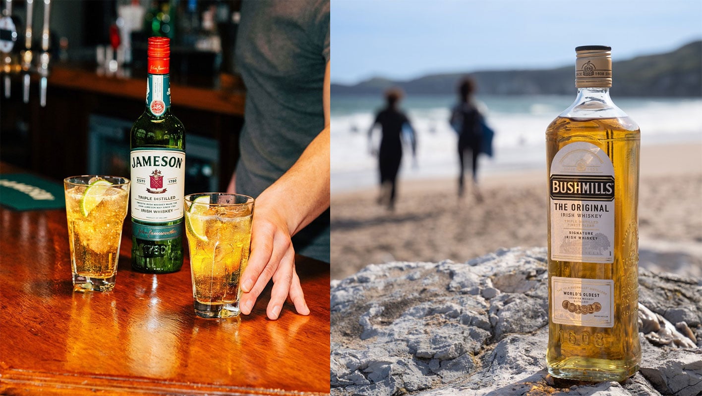Jameson vs. Bushmills: Irish Whiskey Face-Off | Master of Malt blog