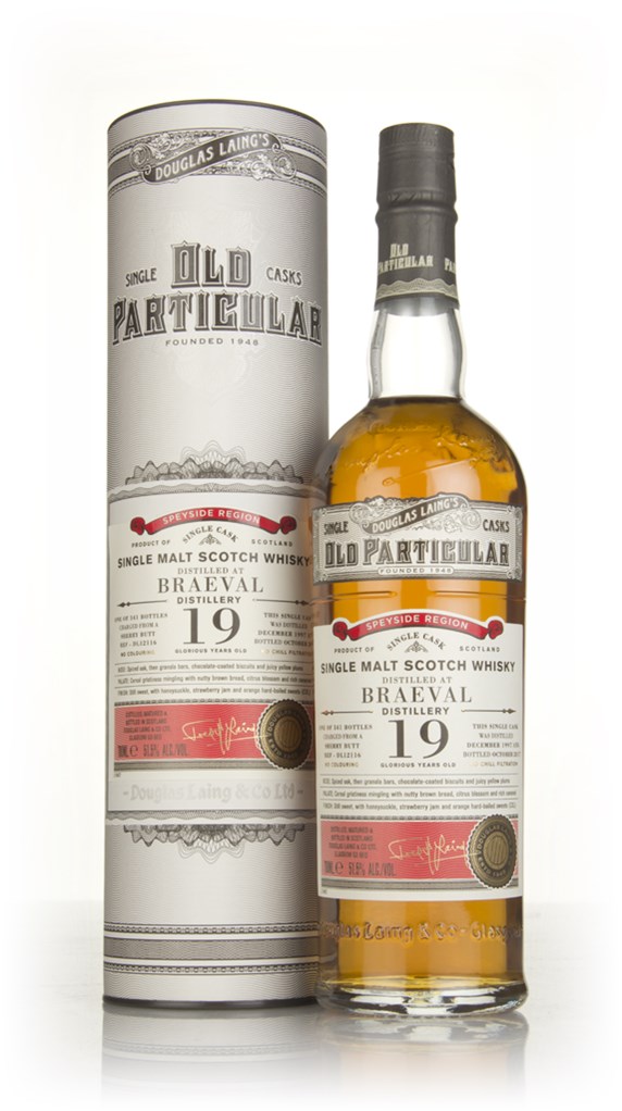 Braeval 19 Year Old 1997 (cask 12116) - Old Particular (Douglas Laing ... Braeval 19 Year Old 1997 (cask 12116) - Old Particular (Douglas Laing ...