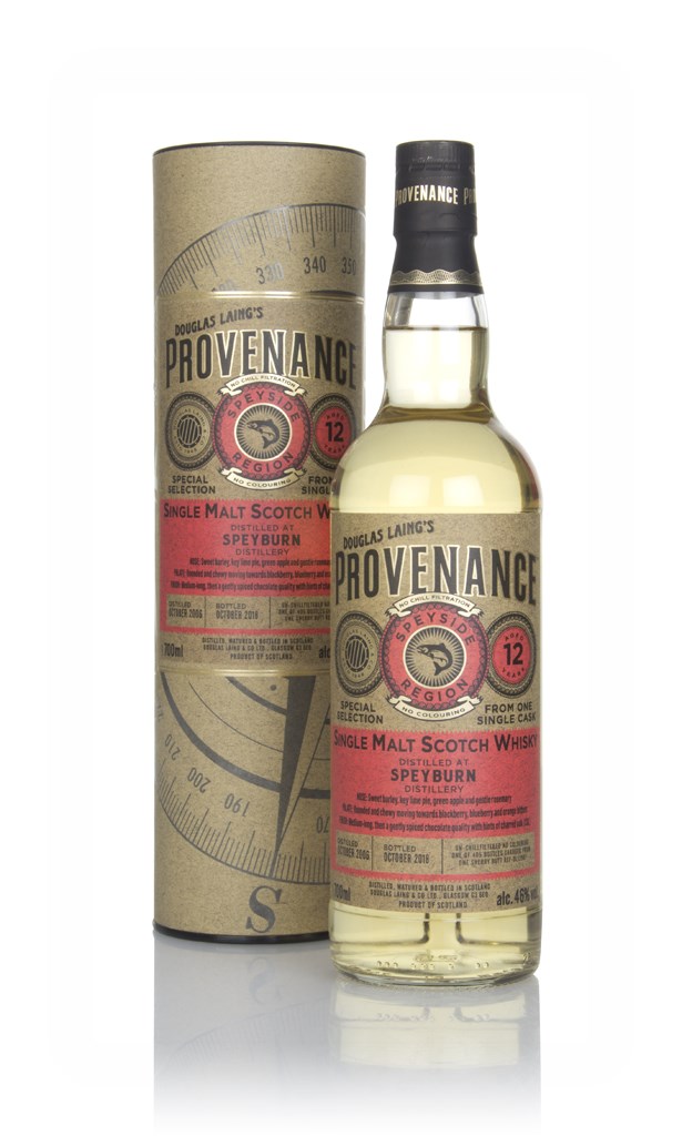 Speyburn 12 Year Old 2006 Cask 12967 Provenance Douglas Laing
